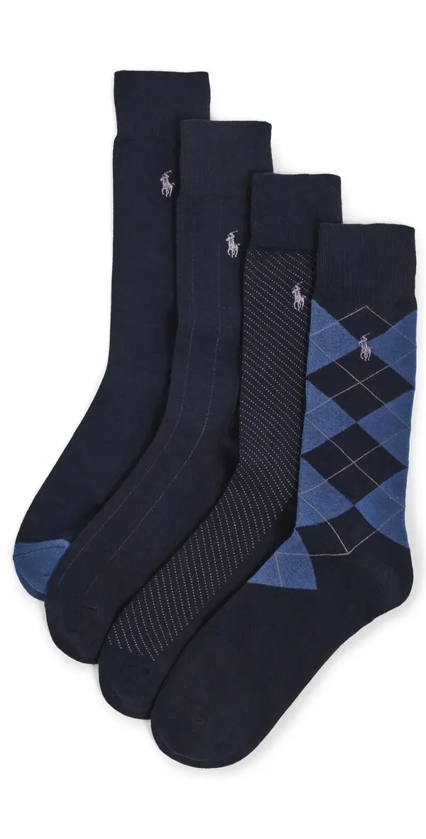 Polo Ralph Lauren Classic Multi Slack Sock 4 Pack