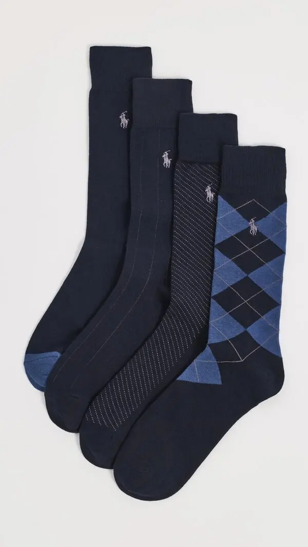 Polo Ralph Lauren Classic Multi Slack Sock 4 Pack