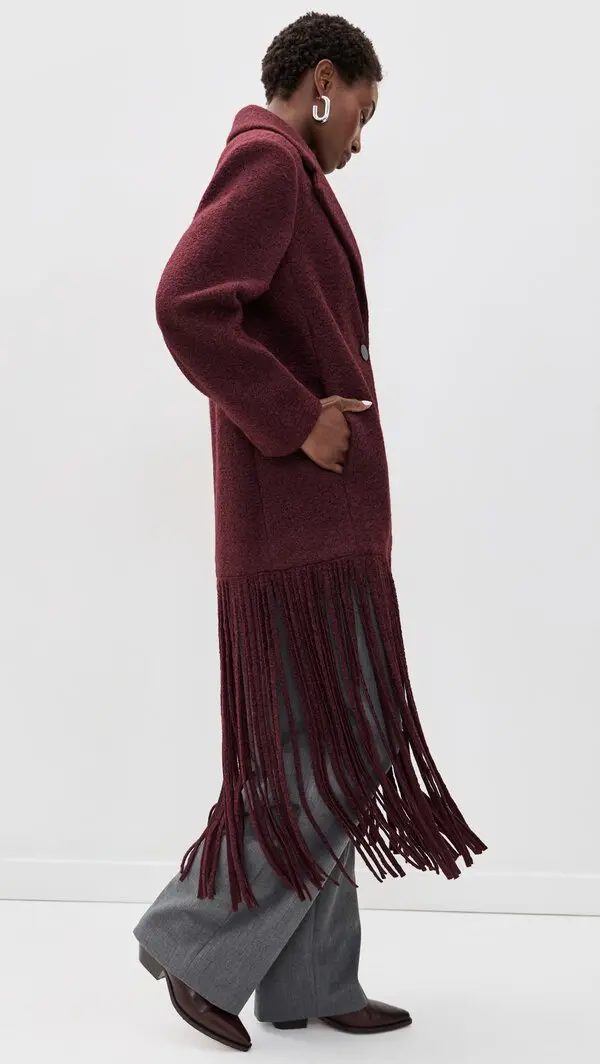 SIMONMILLER Vero Fringe Coat