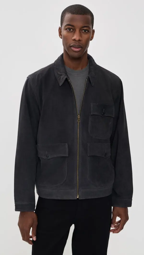 Billy Reid Suede Dutton Jacket
