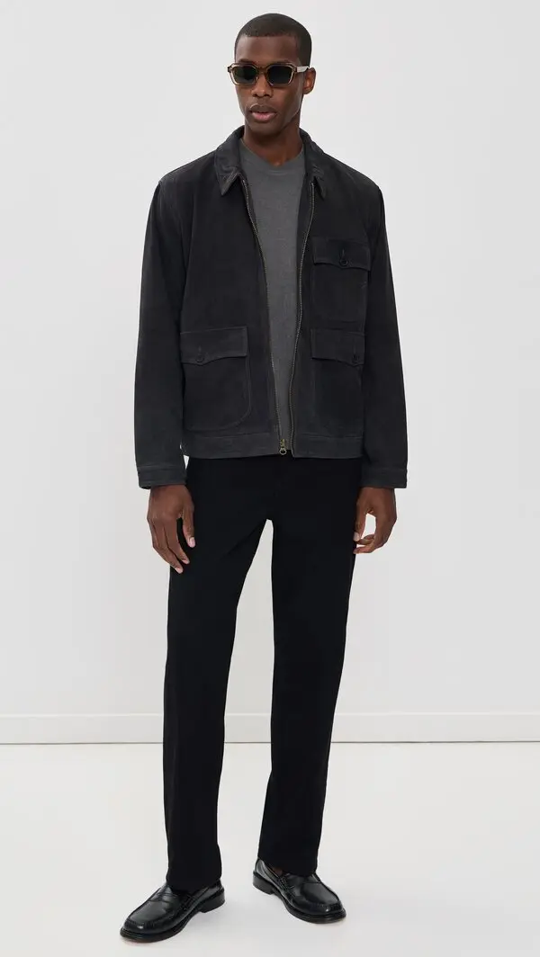 Billy Reid Suede Dutton Jacket