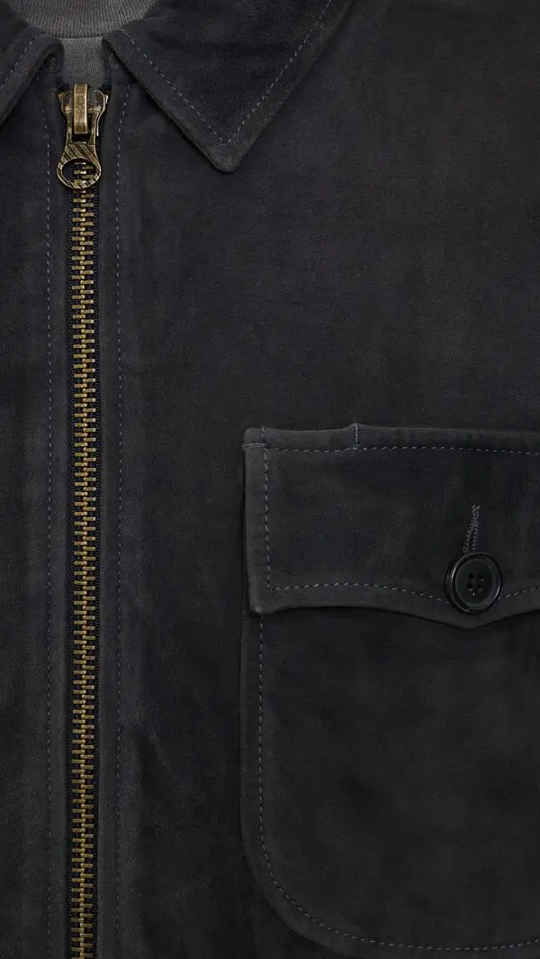 Billy Reid Suede Dutton Jacket