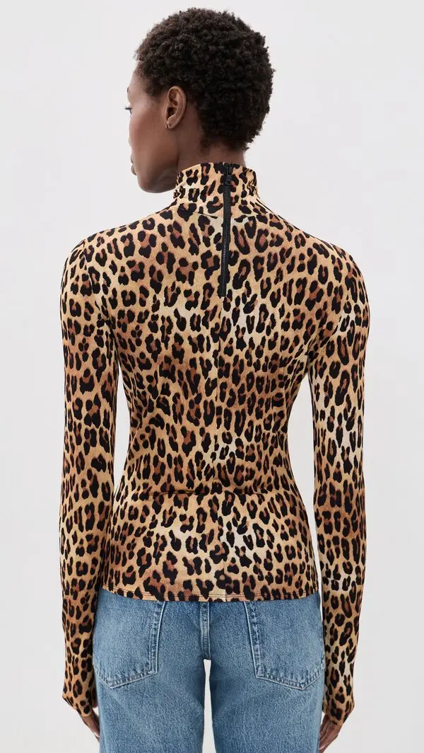 Alice + Olivia Delaina Turtleneck Top