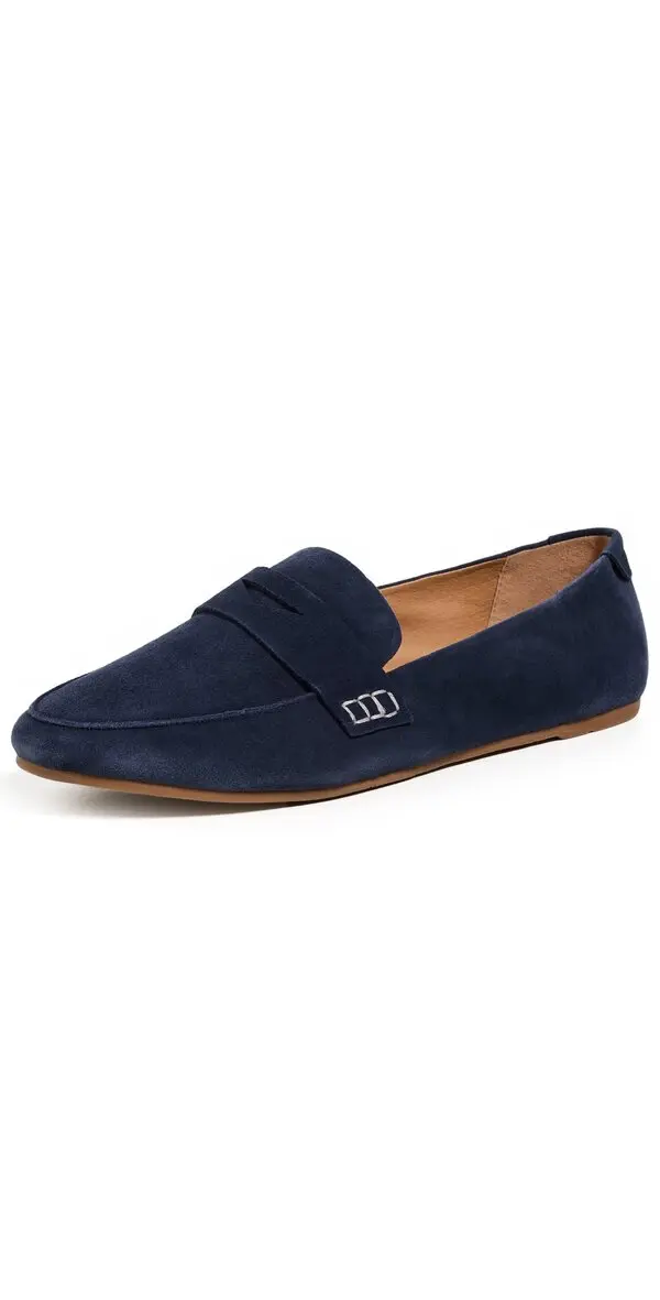 Beek Moorhen Loafers - Navy