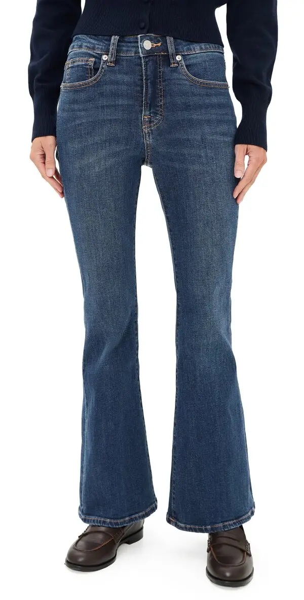 Good American Good Petite Flare Jeans