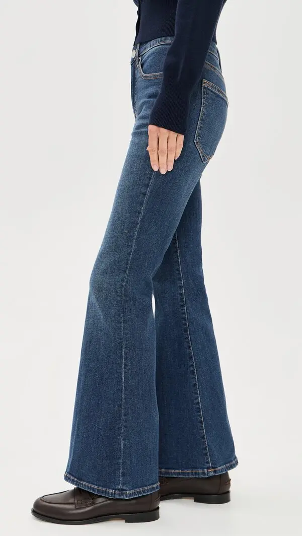 Good American Good Petite Flare Jeans