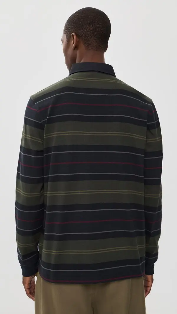 Barbour Frith Tartan Stripe Rugby Shirt