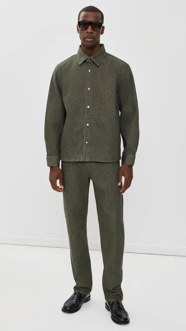 Theory Denim Button Down Shirt