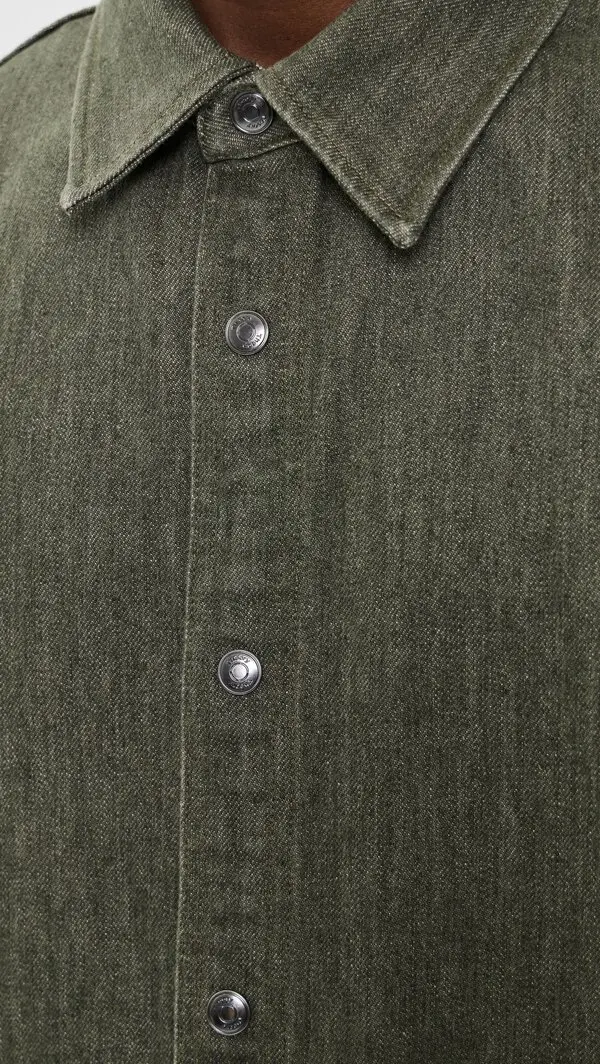 Theory Denim Button Down Shirt