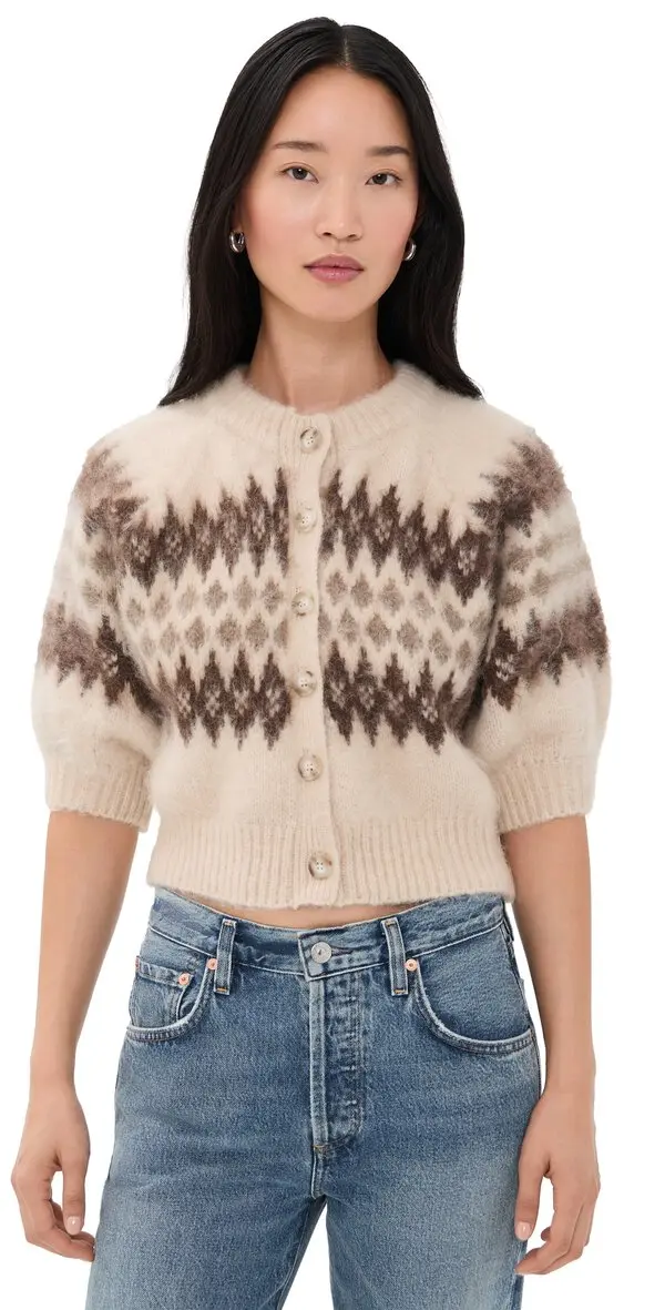 Citizens Of Humanity Molly Fair Isle Cardigan - Fairisle