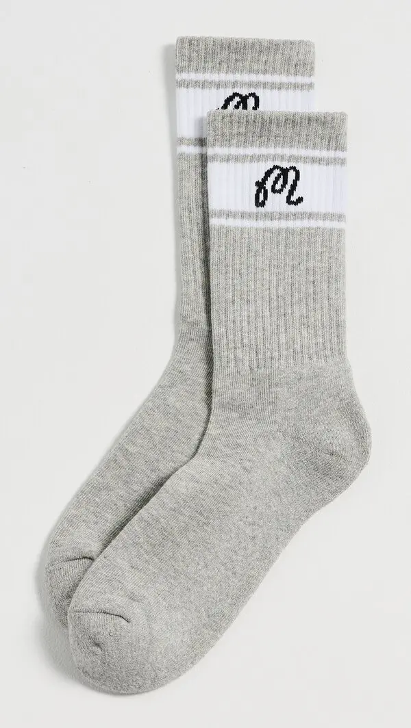 MALBON Haven Crew Socks