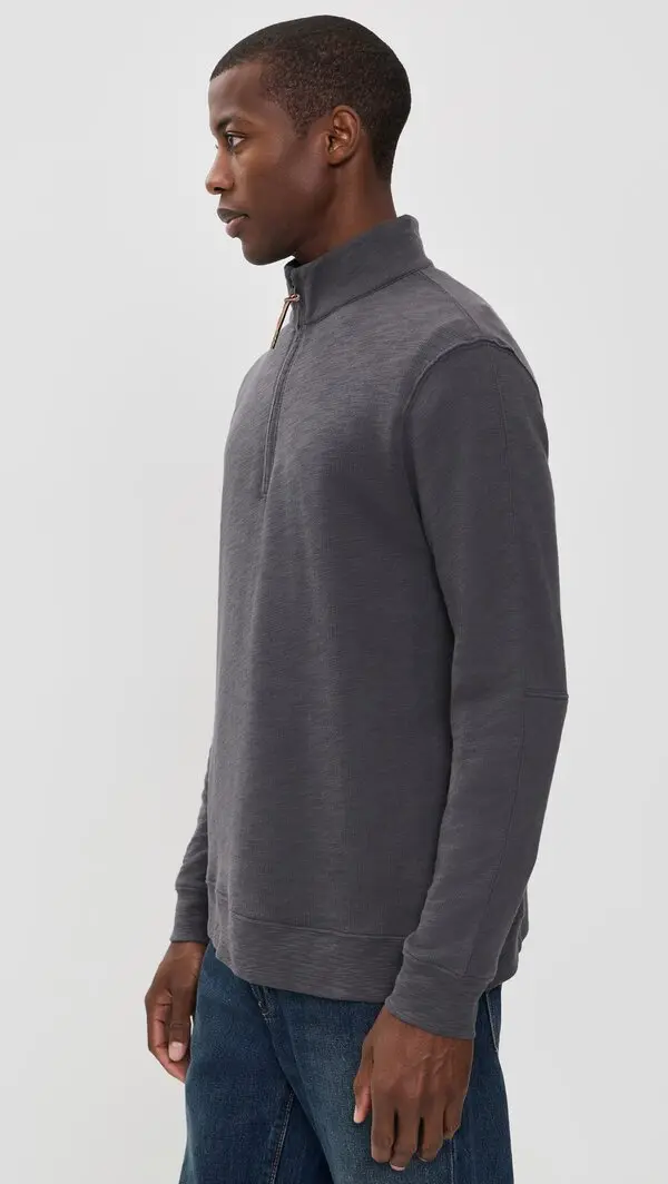 Billy Reid French Terry Half Zip