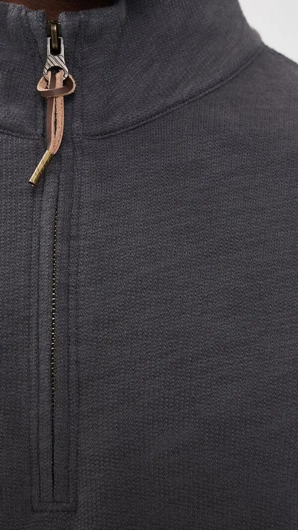 Billy Reid French Terry Half Zip