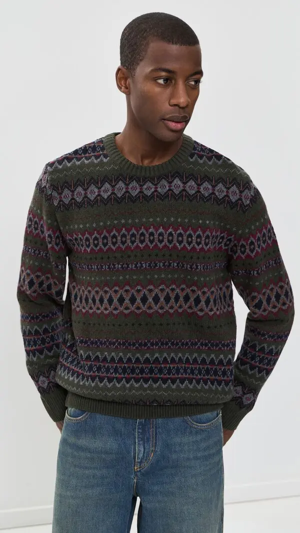Barbour Case Fair Isle Wool Sweater