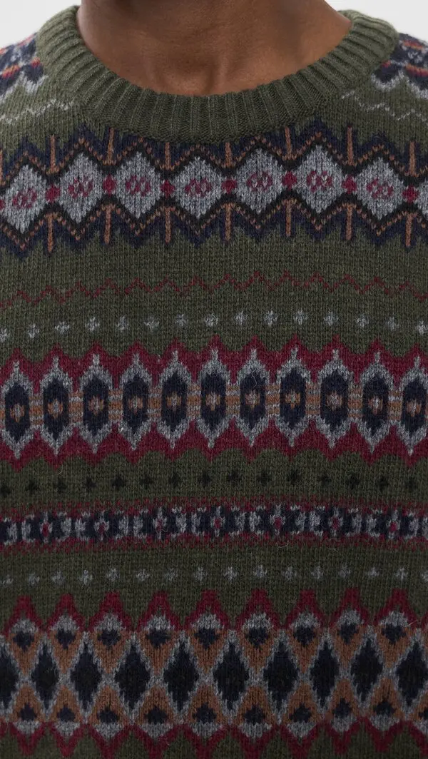 Barbour Case Fair Isle Wool Sweater