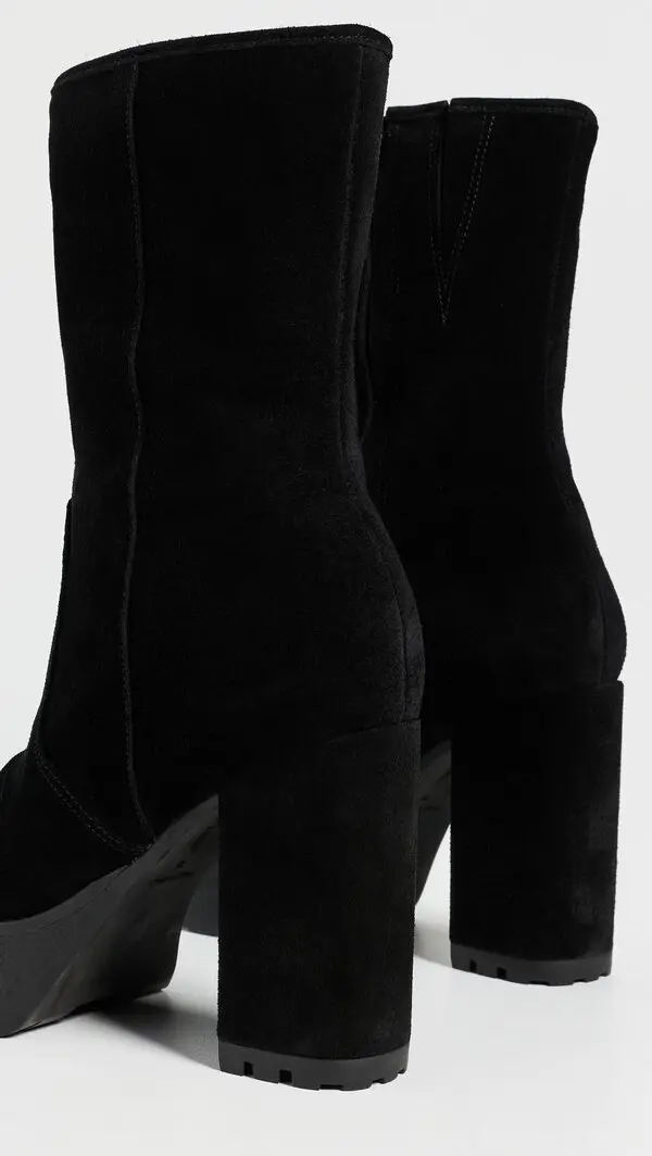 Cinq À Sept Marley Suede Lug Sole Platform Boots