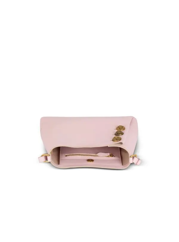 Balmain Logo Button Embellished Embleme Shoulder Bag