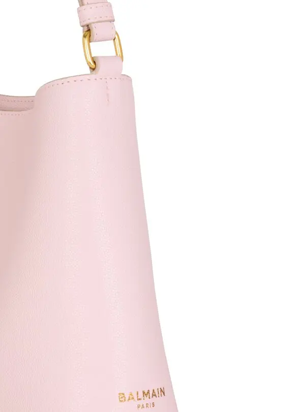 Balmain Logo Button Embellished Embleme Shoulder Bag