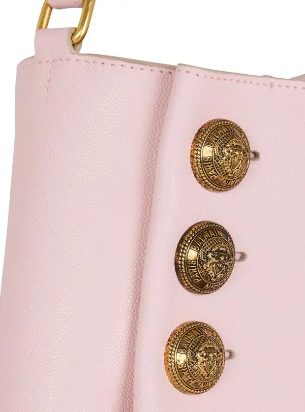 Balmain Logo Button Embellished Embleme Shoulder Bag