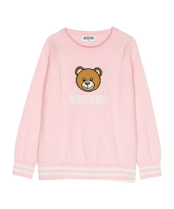 Moschino Teddy Bear-motif Jumper - Rosa