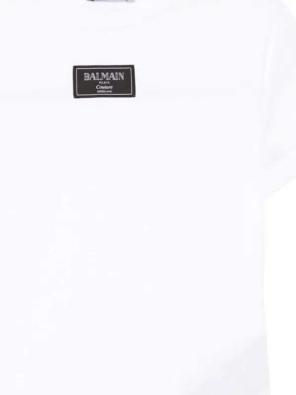 Balmain Logo-appliqué T-shirt
