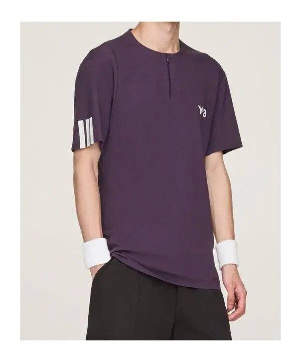 Y3 Tennis Pro Freelift Zip T-shirt