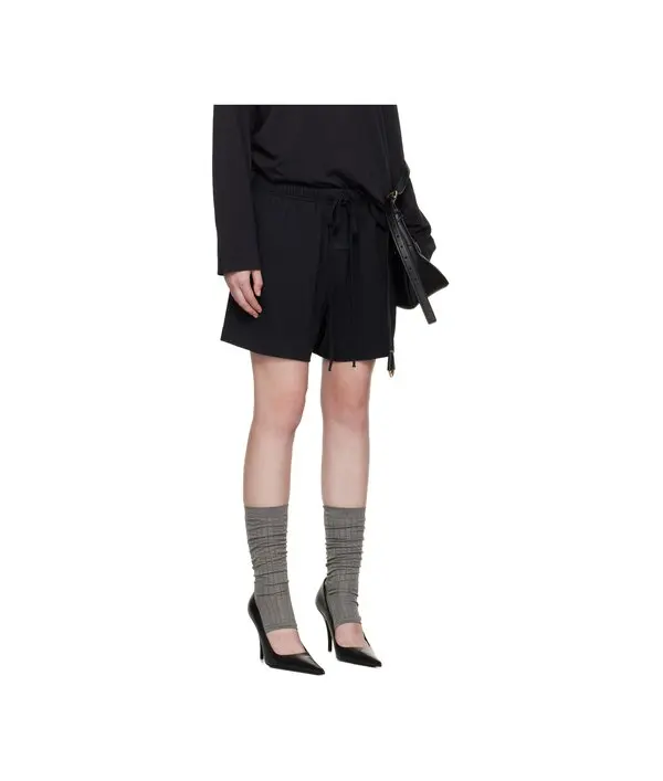 Fear Of God Logo Patch Drawstring Shorts
