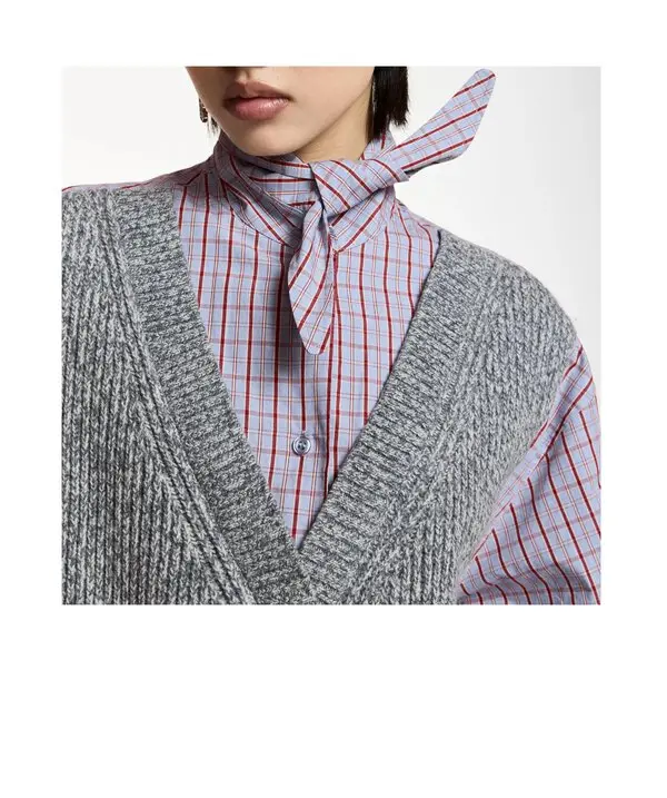 Essentiel Antwerp Layered Knit Vest And Shirt