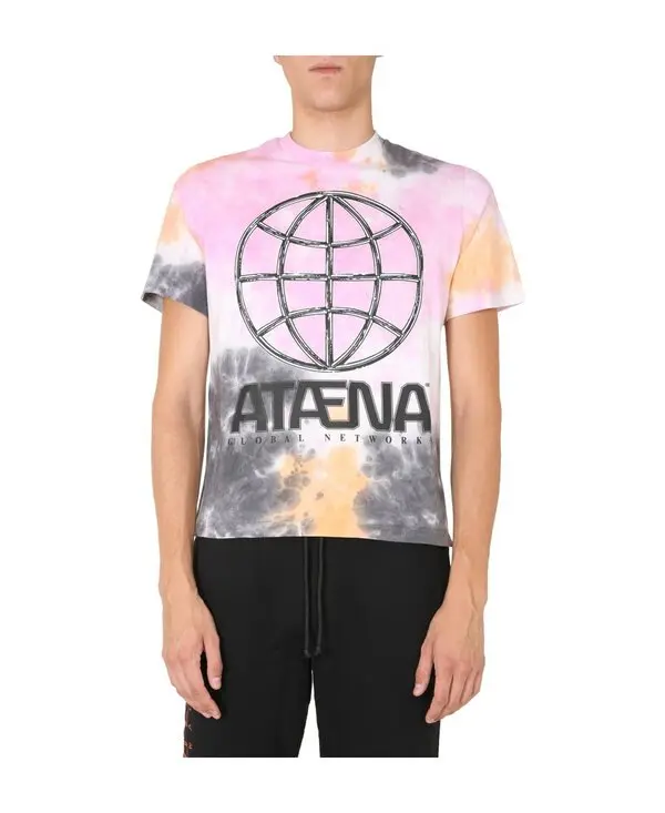 Alexander McQueen Tie-dye Round Neck T-shirt - Multicolor