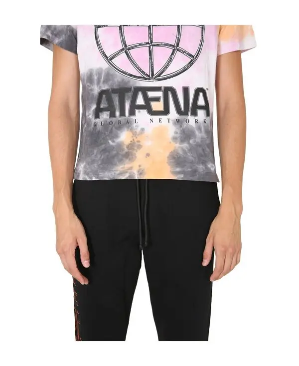 Alexander McQueen Tie-dye Round Neck T-shirt