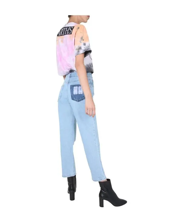 Alexander McQueen Tie-dye Round Neck T-shirt