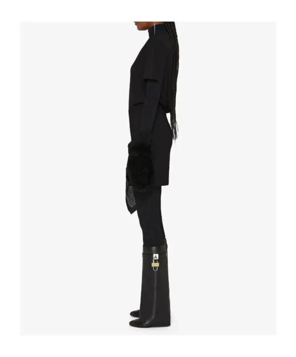 Givenchy Shark Lock Pointed Toe Boots