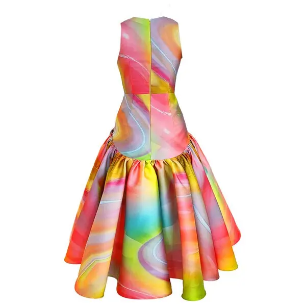 MAXJENNY Vest Dress Smokeflow – Sculpted Waist