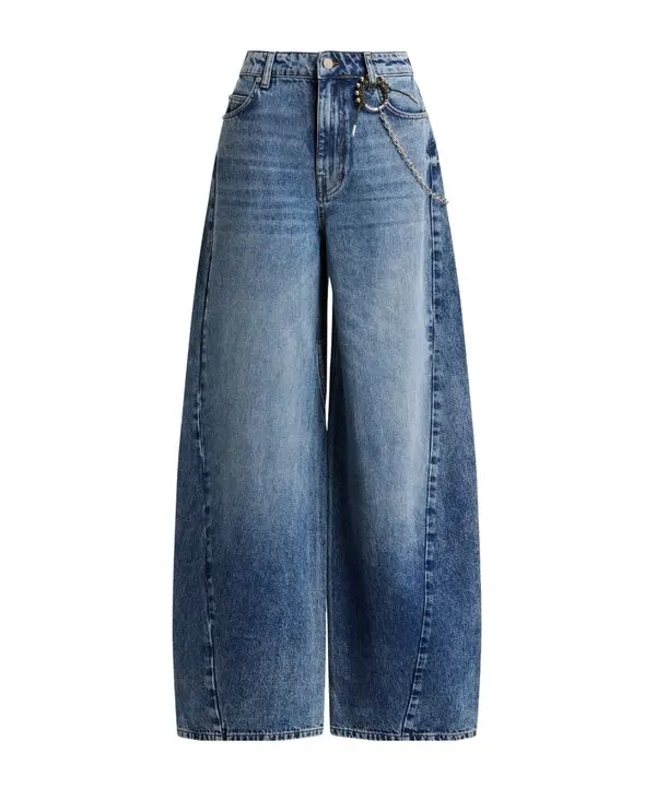 Essentiel Antwerp Cotton Barrel-leg Jeans - Blue