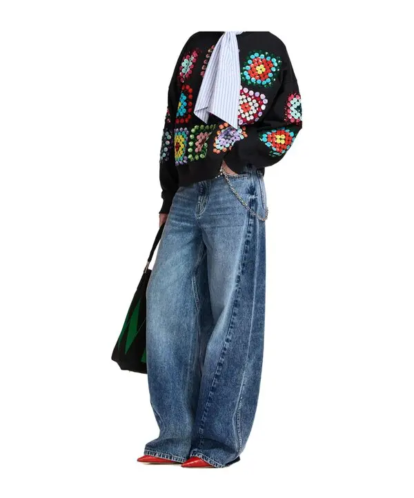 Essentiel Antwerp Cotton Barrel-leg Jeans