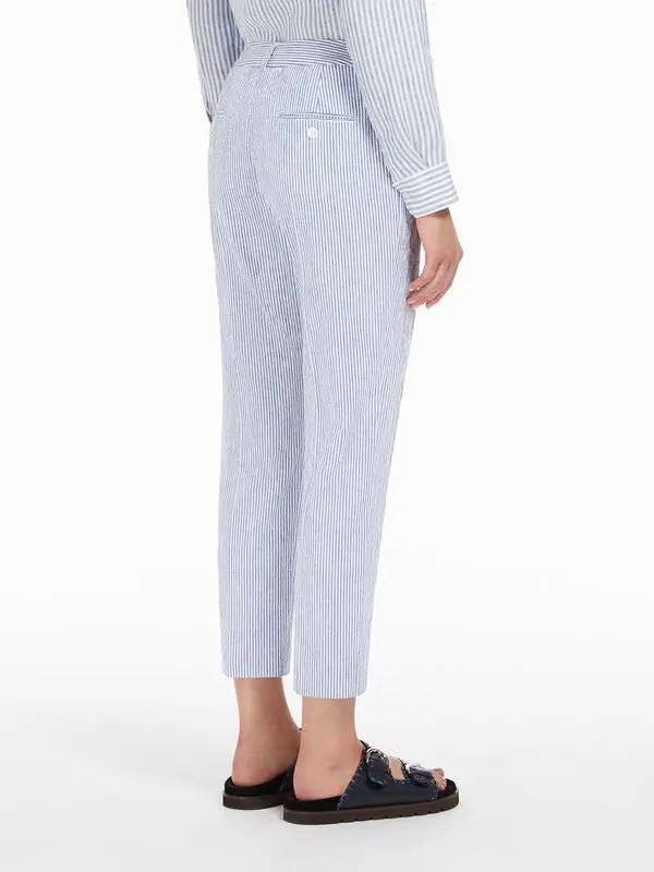 Max Mara Seersucker Trousers