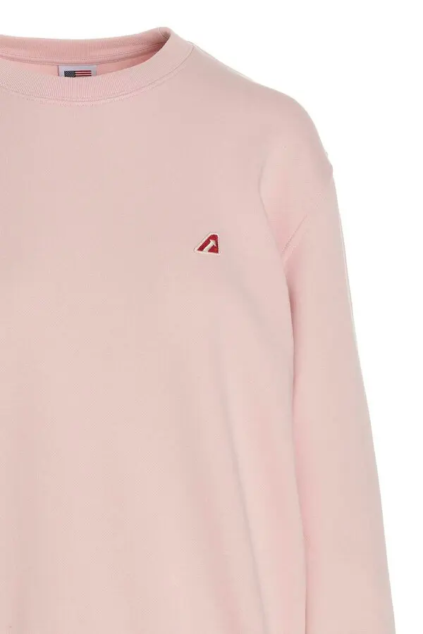AUTRY Logo Patch Crewneck Sweatshirt