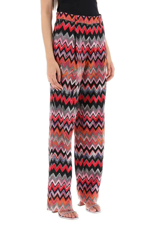 Missoni Zig Zag Pattern Wide-leg Pants