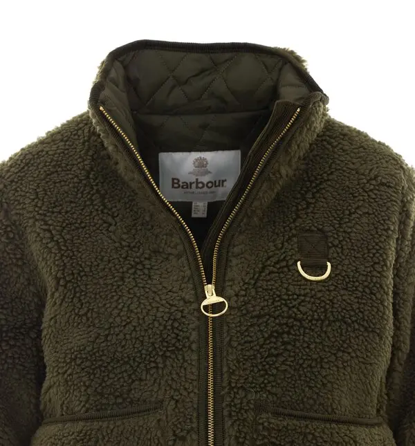 Barbour Elenora Fleece Jacket - Olive Green