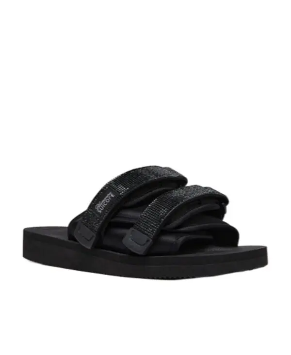 Blumarine X Suicoke Embellished Touch Strap Slides