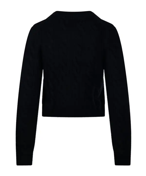 Polo Ralph Lauren Cable-knit Crewneck Buttoned Cardigan