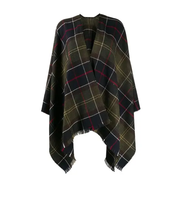 Barbour Staffin Plaid Throw Blanket - Green