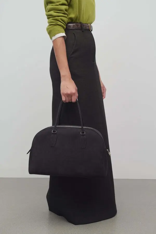 THE ROW India 15.75 Suede Handbag
