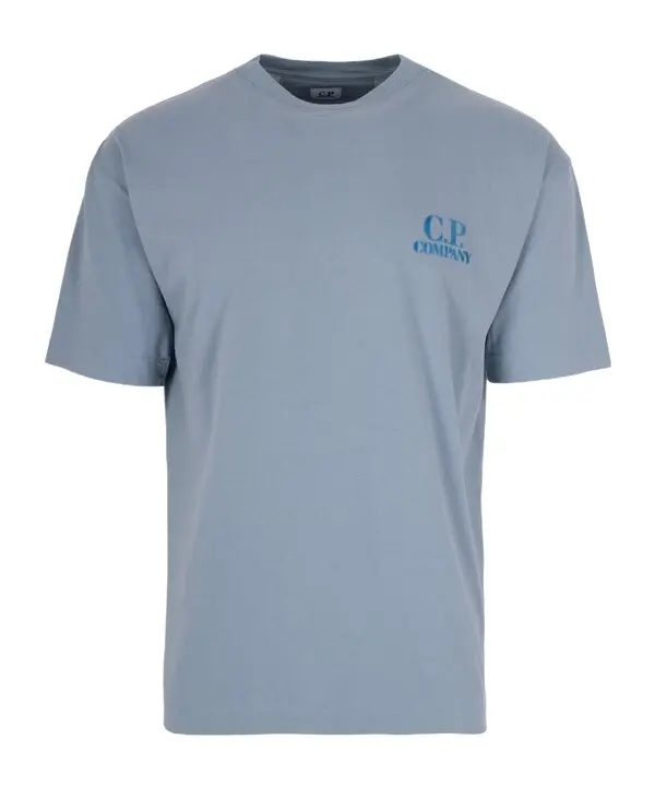 C.P. COMPANY Logo Printed Crewneck T-shirt