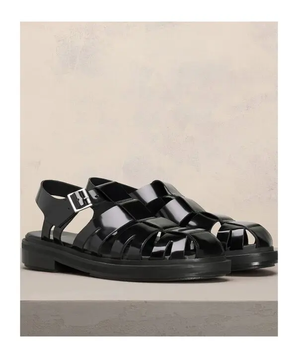 AMI Paris Buckled Strappy Sandals