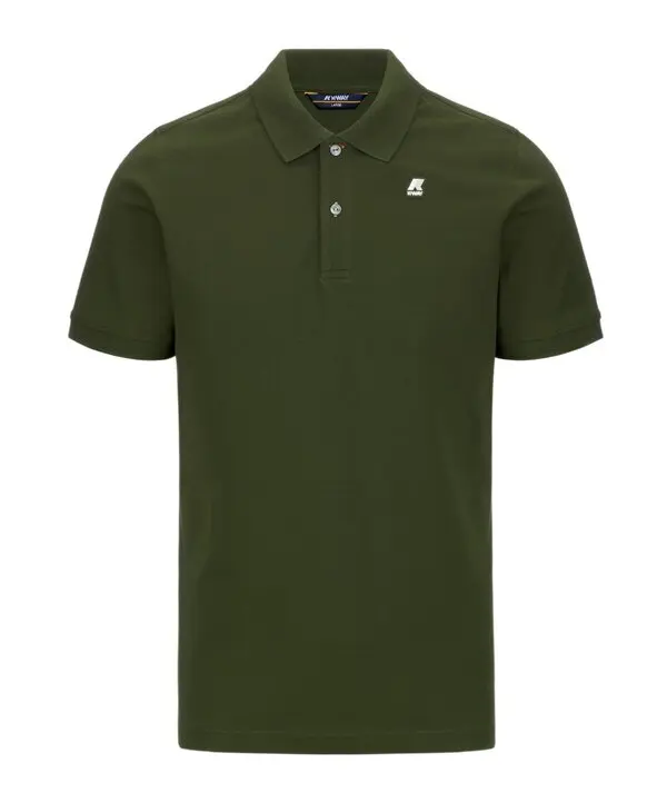 K-WAY Two-button Logo Polo Shirt