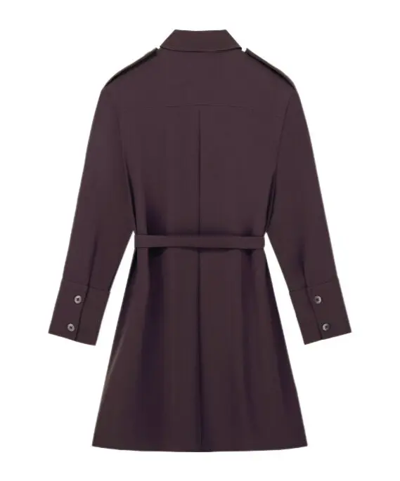 Armani Exchange Regular Fit Dress In Recycled Crepe