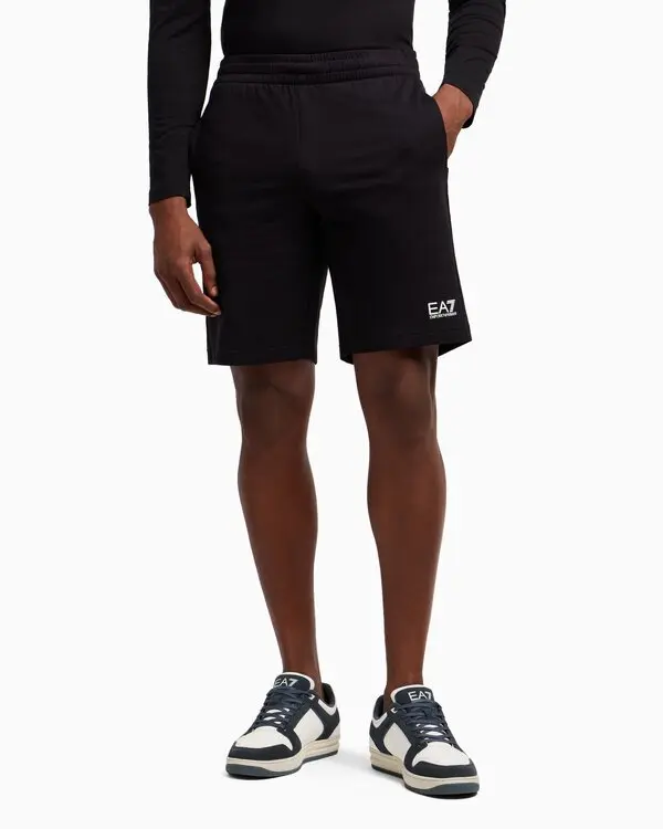 EA7 Logo-print Shorts