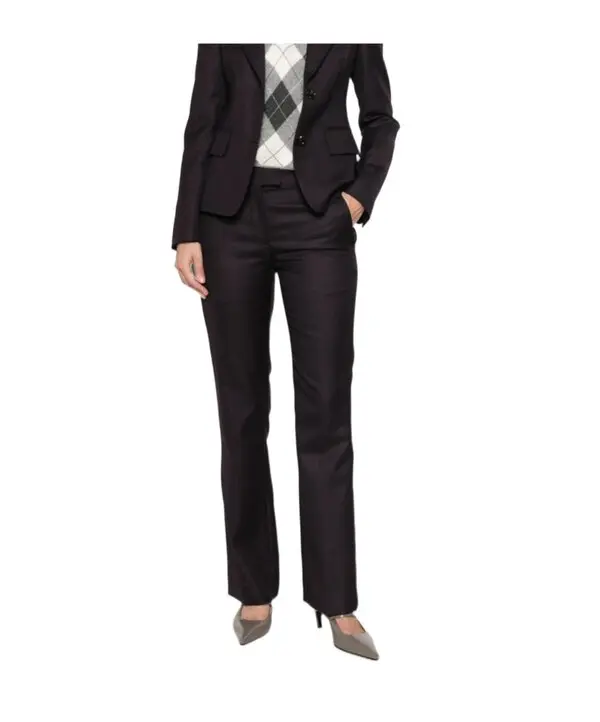 Burberry Casual Trousers With Belt Loops