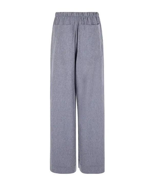 Soeur Drawstring Wool Casual Trousers